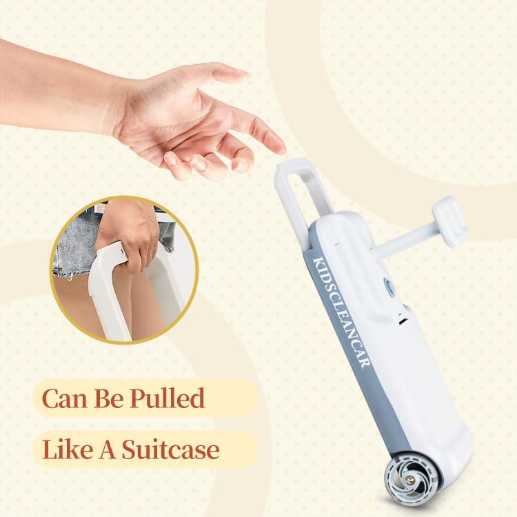 Kids Clean Car Portable Go Kart, 12v Ride On Race Car Variable Speed ...